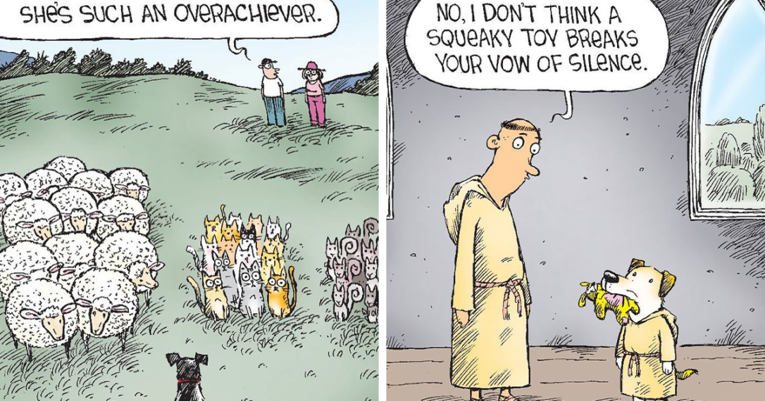 Dave Coverly's 20 one-panel comics highlight the peculiar behaviors of ...