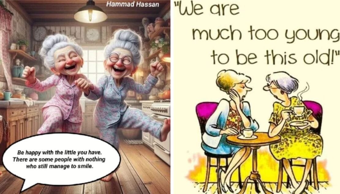 These 16 Middle Age Cartoons are the World of Happiness Humor