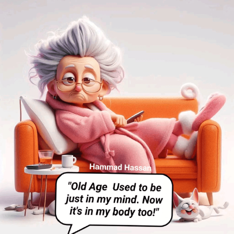 18 Interesting Old Age Cartoons to birghten your day Happy