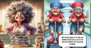 An Old Lady Depicts Amusing Moments Of Old Age Life (20 Pics)