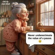 20 Cartoons Based On Old Lady's Life That Will Giggle You