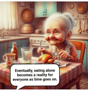 20 Cartoons Based On Old Lady's Life That Will Giggle You