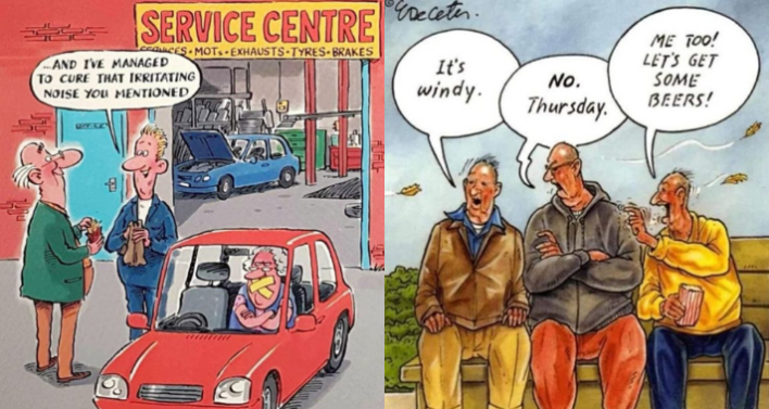 20 Times A Famous Artist Captures Jokes In One-Panel Cartoons