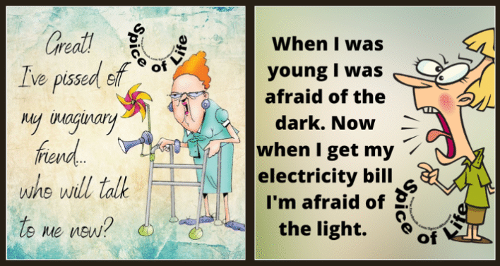 How It Looks Like When You Grow Old Is Shown In 20 Funny Cartoons