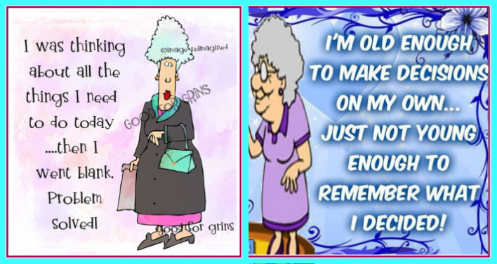 20 Old Lady Cartoons Shows The Funny Sides Of Life In Seventies